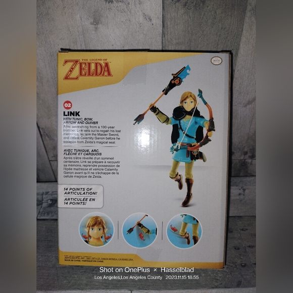 Nintendo | Toys | The Legend Of Zelda Breath Of The Wild Link Action ...